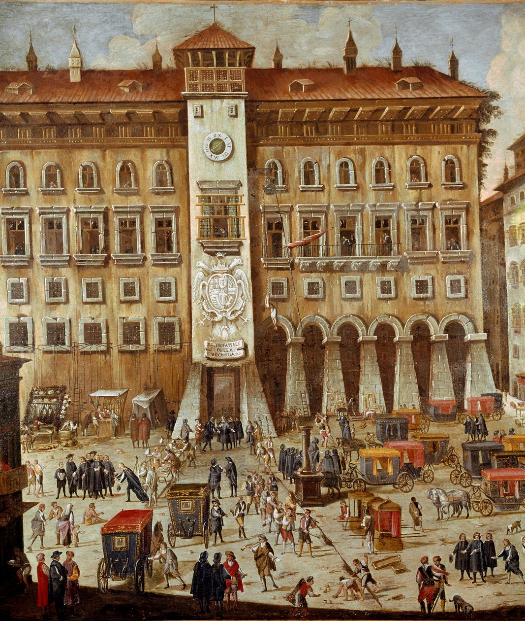 Place of the Vicaria Court in Naples at the time of the revolution of ...