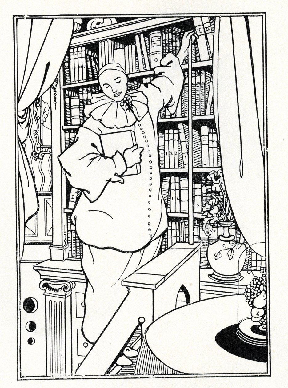 Design for the Cover of 'Pierrot' by Aubrey Beardsley