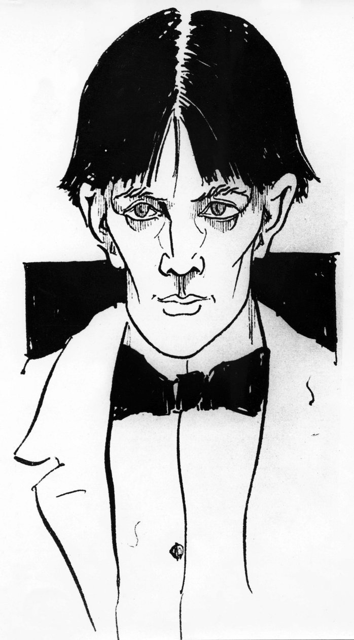 Self portrait by Aubrey Vincent Beardsley