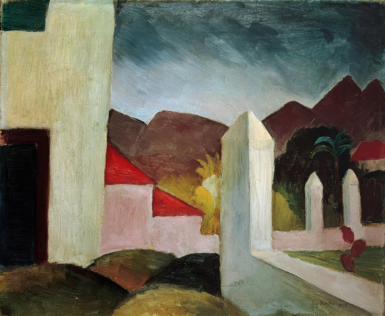 Tunisian Landscape by August Macke: Buy fine art print