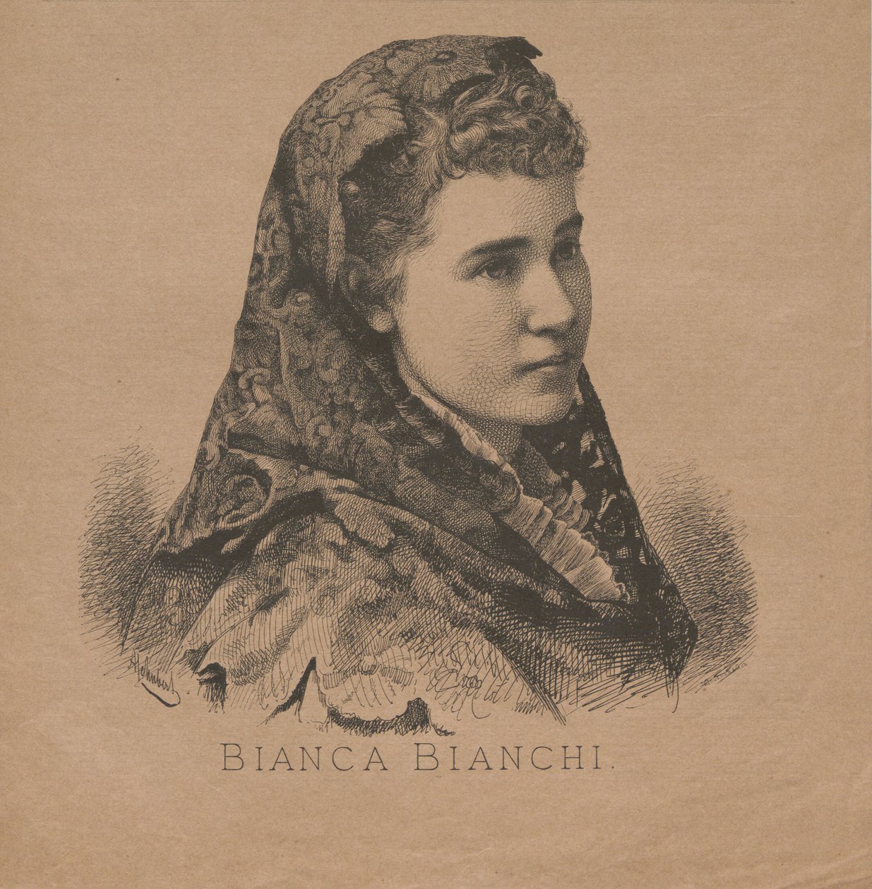 Portrait of the Opera Singer Bianca Bianchi