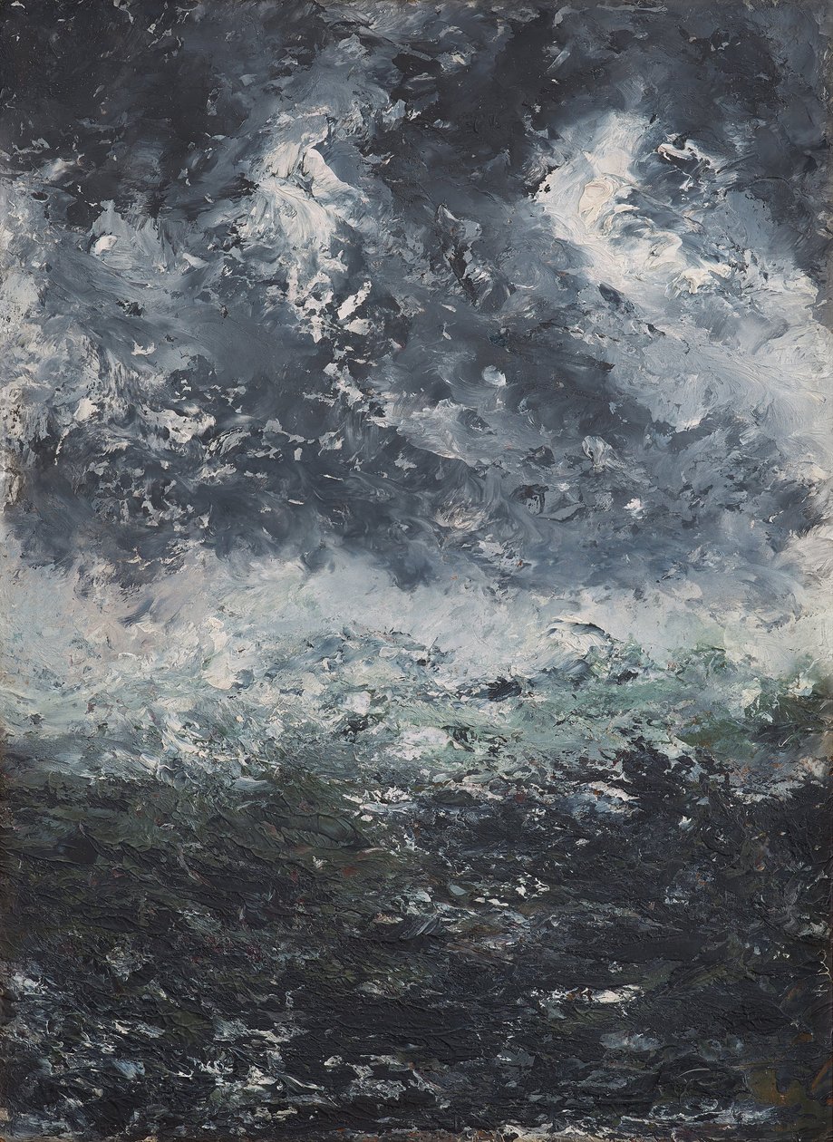 Storm Landscape, 1894 by August Strindberg: Fine art print