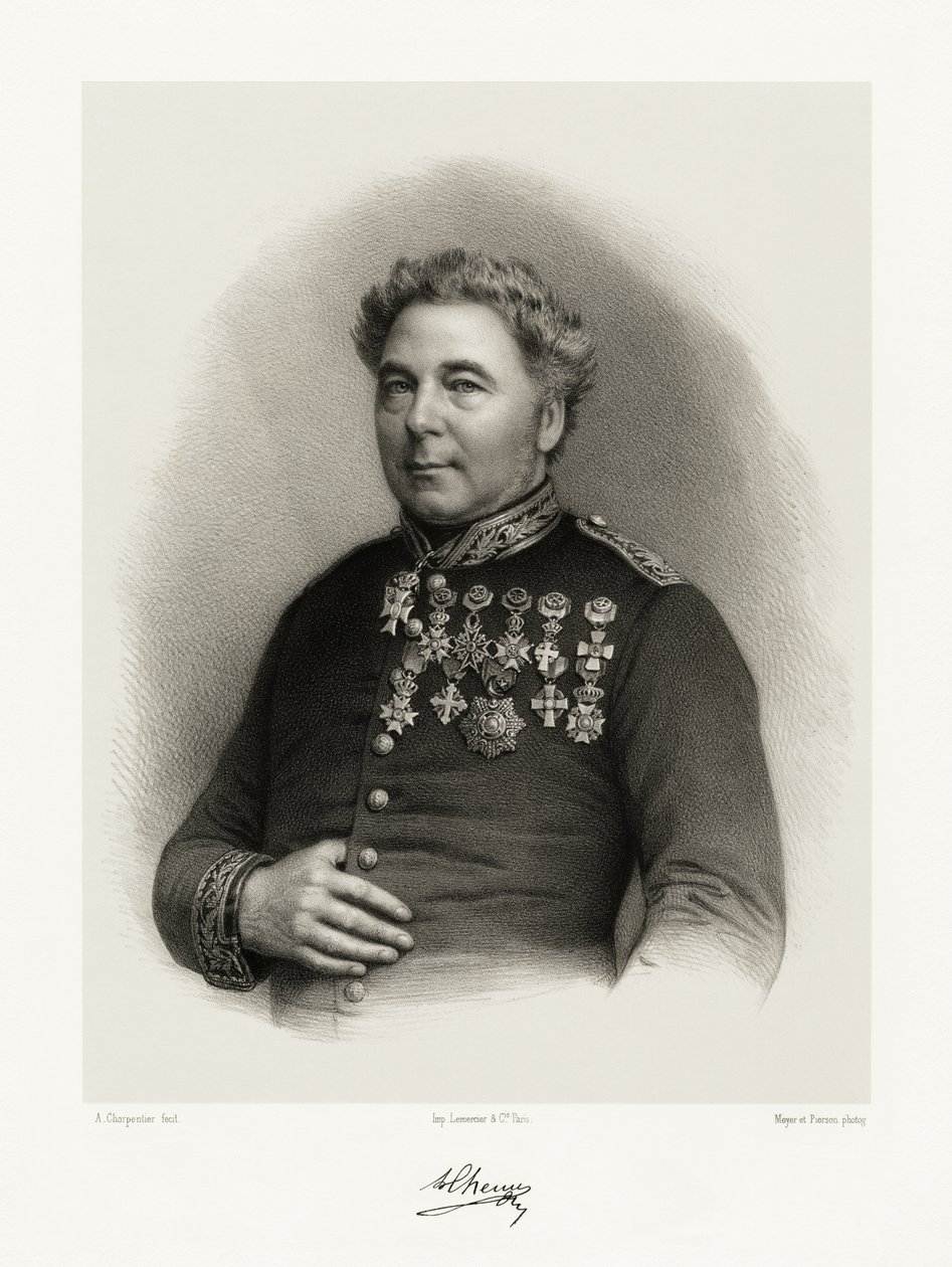 Jean Charles Chenu by Auguste Charpentier: Fine art print