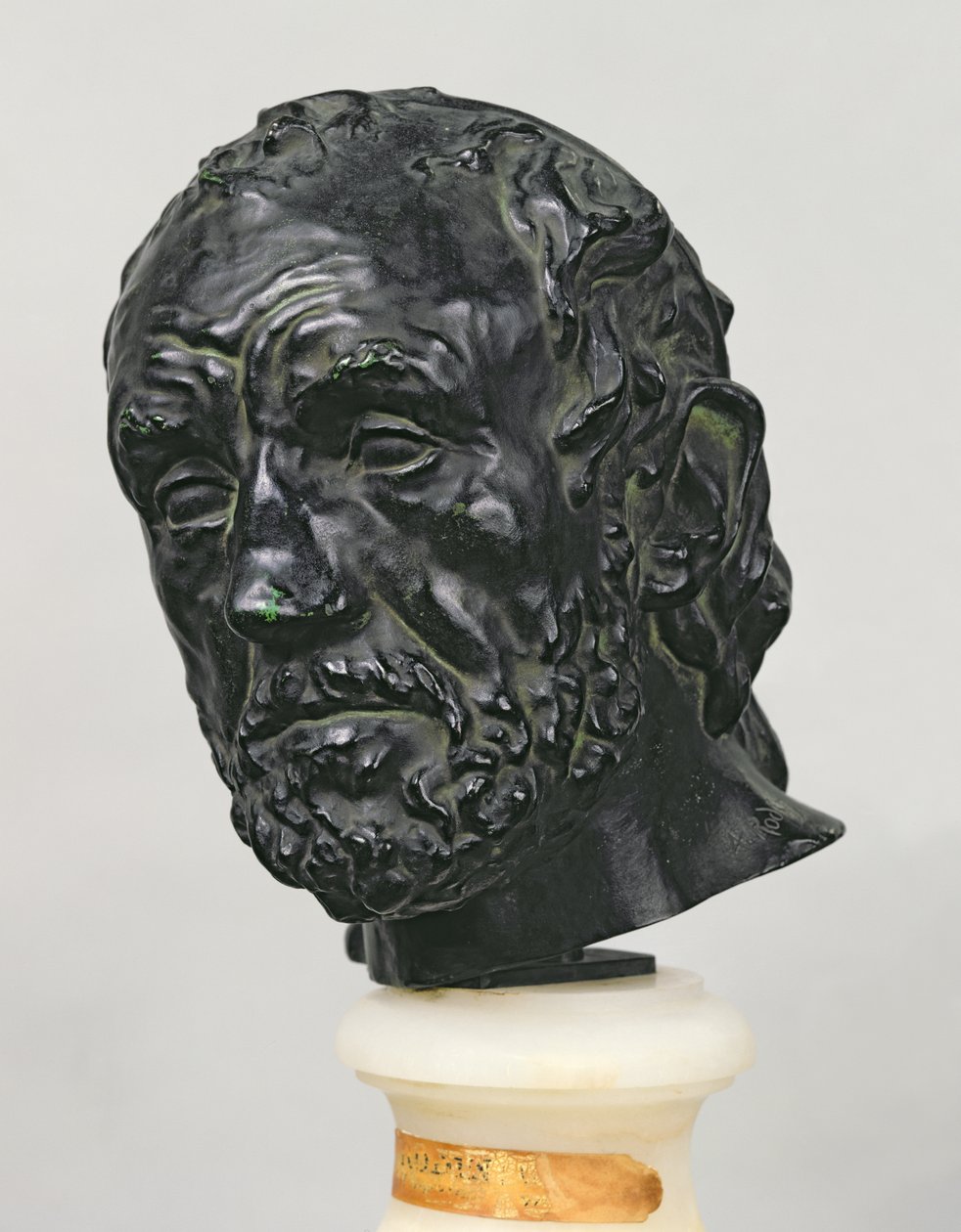 Man with a Broken Nose by Auguste Rodin: Fine art print