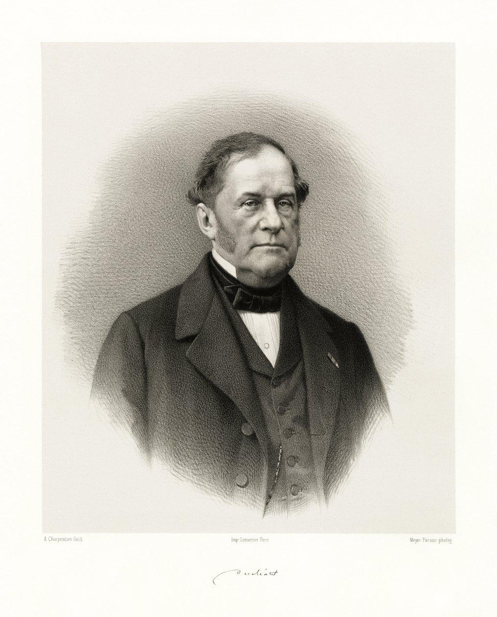 Charles Marie Tanneguy Duchatel by Auguste Charpentier
