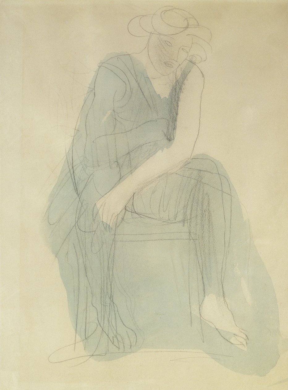Seated Woman by Auguste Rodin: Buy fine art print