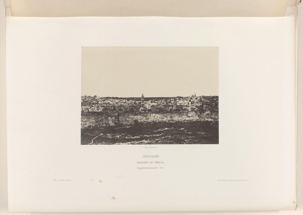 View of Jerusalem, with the Enclosure of the Temple