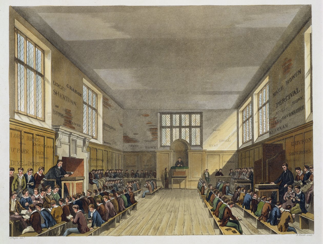 Harrow School Room from 'History of Harrow School', part of 'History of ...
