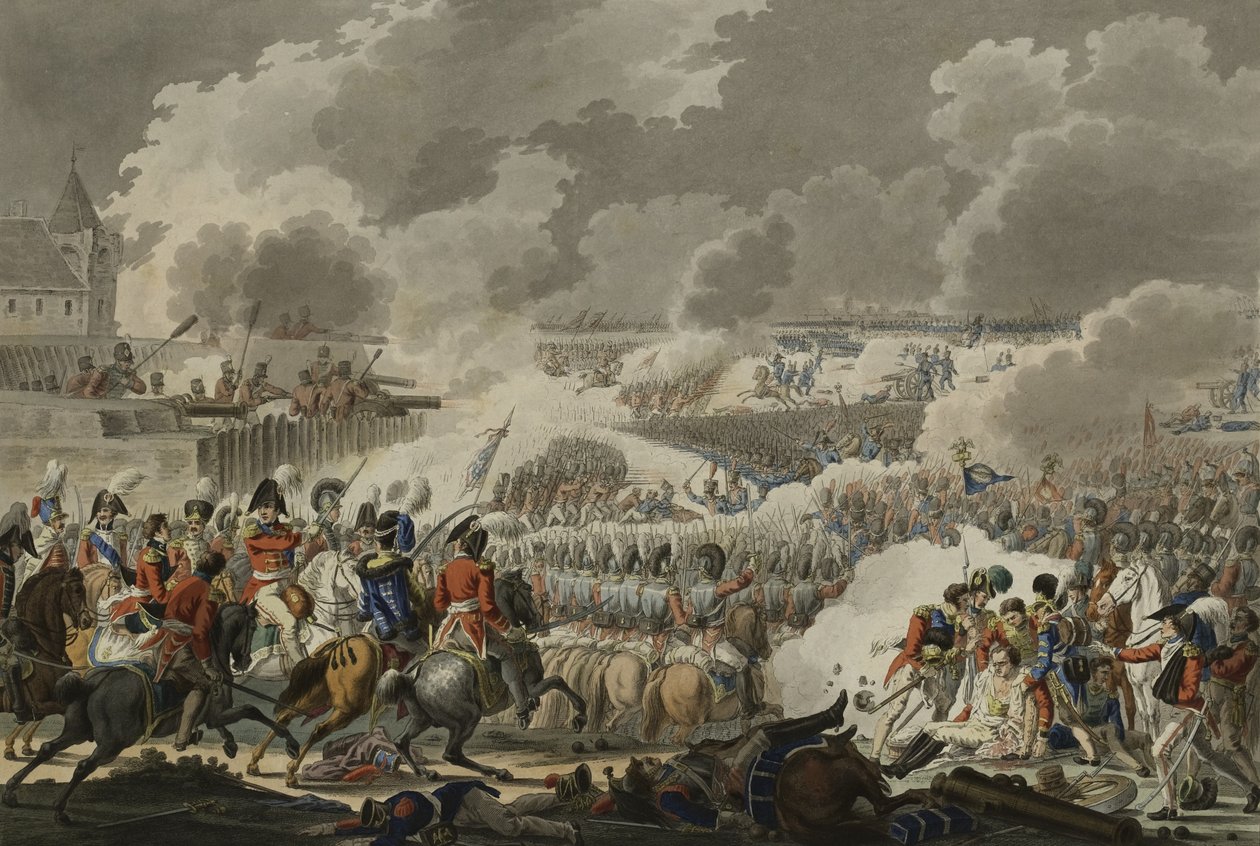 The Battle of Waterloo, 18 June 1815, published by Artaria and Co, c.1820