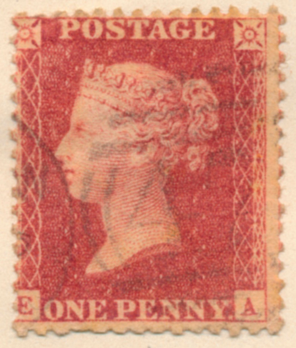 The Penny Red Postage Stamp by Bacon and Co Perkins