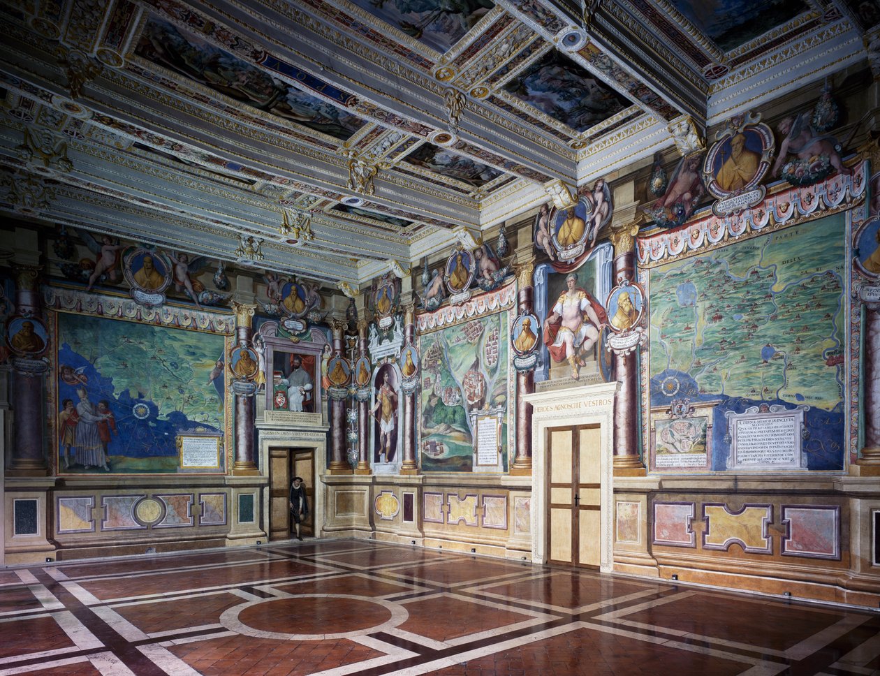 Royal or Hercules Hall with Frescoes, Hercules Hall by Baldassare Croce ...