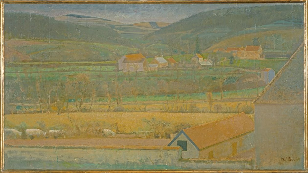 The Valley of the Yonne by Balthus Klossowski de Rola