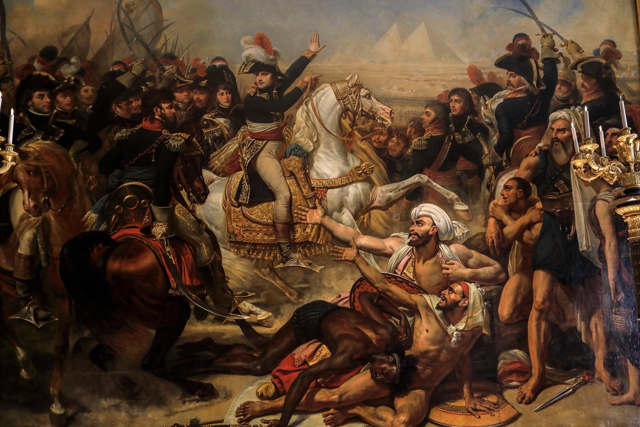 Bonaparte Haranguing His Army Before the Battle of the Pyramids, 1810