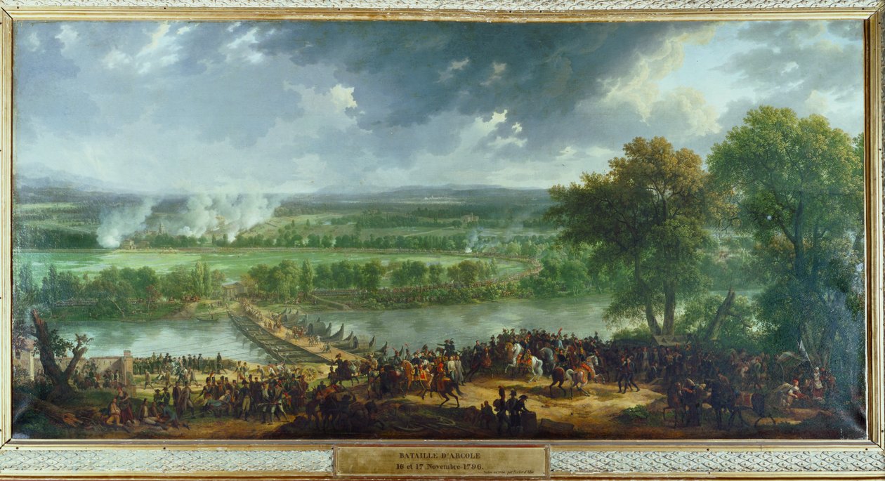 The Battle of Arcole by Baron Louis Albert Bacler d'Albe