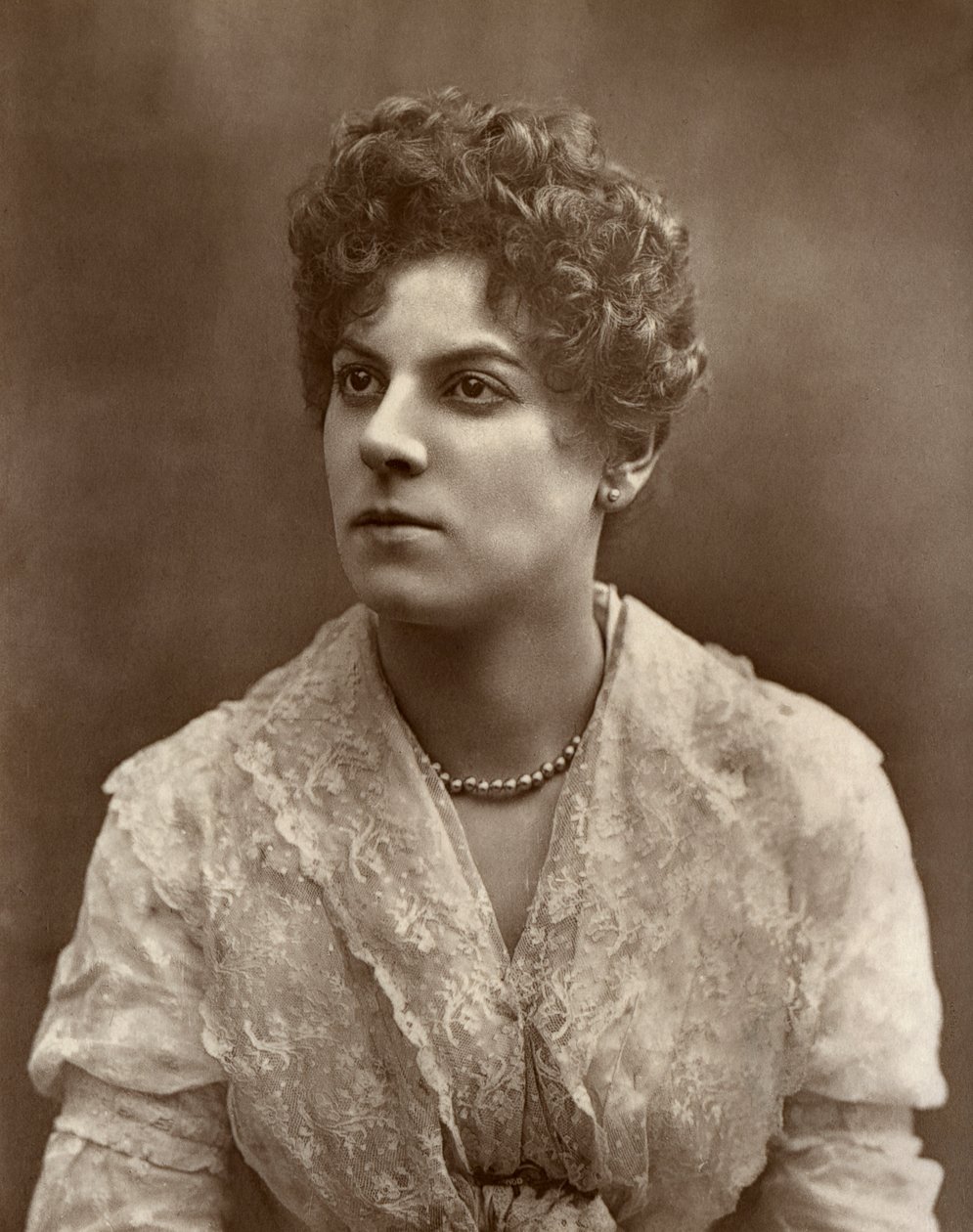 British Actress Miss Jessie Millward in The Harbour Lights, 1886