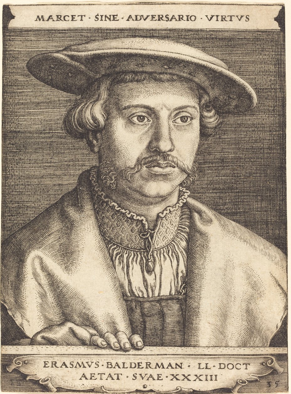 Erasmus Balderman by Barthel Beham: Buy fine art print