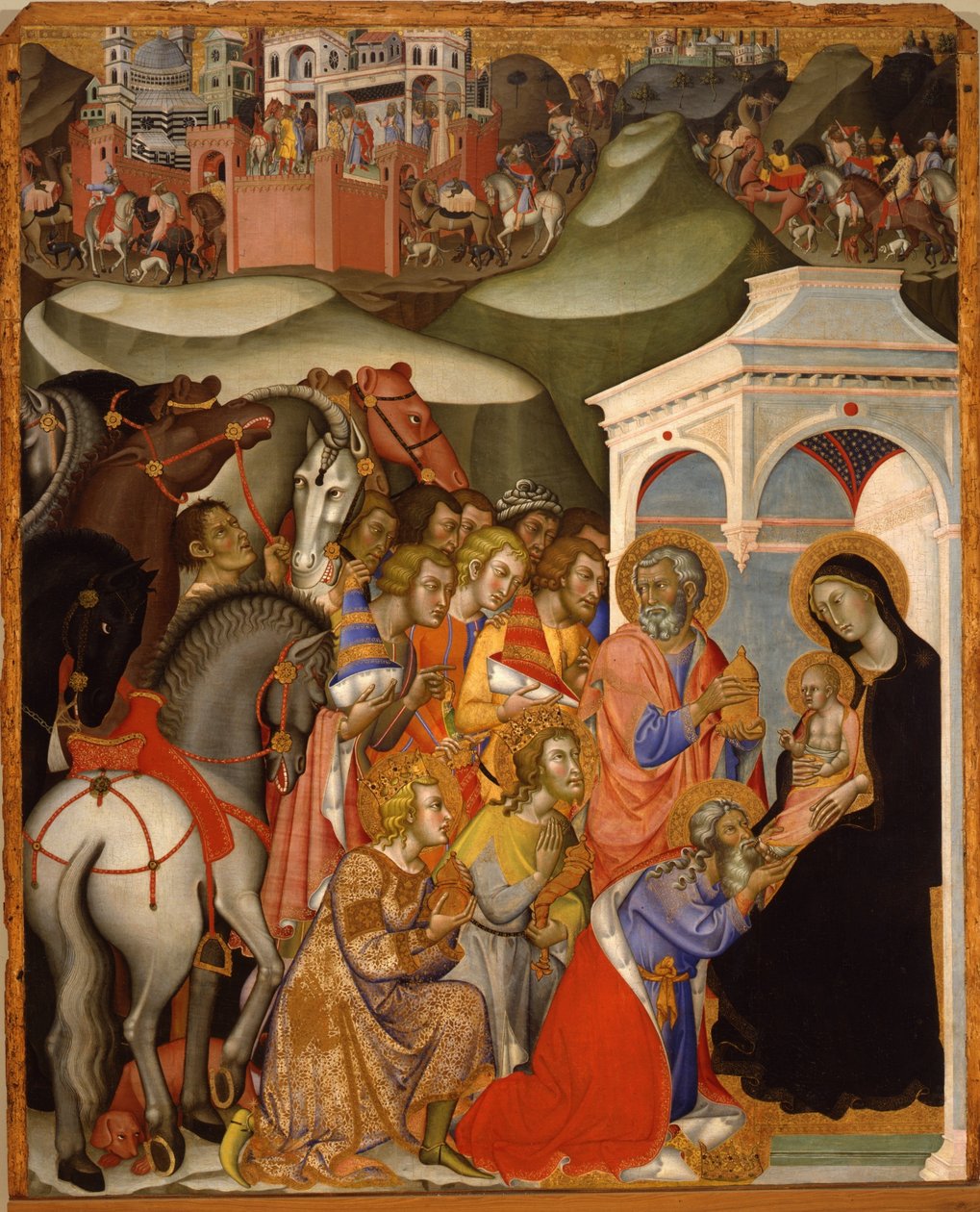 Adoration of the Magi by Bartolo di Fredi: Fine art print