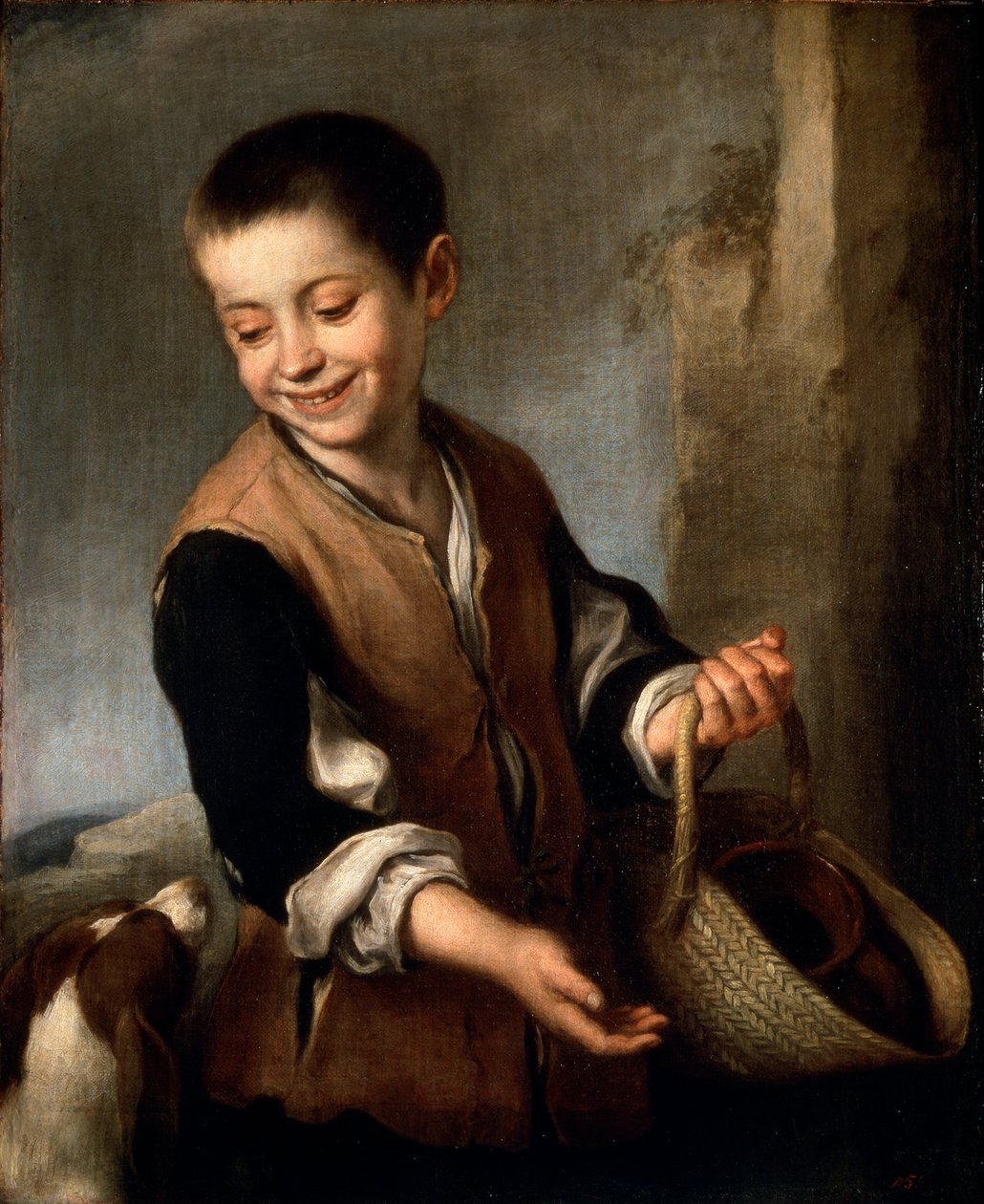 Boy with a Dog by Bartolomé Esteban Murillo