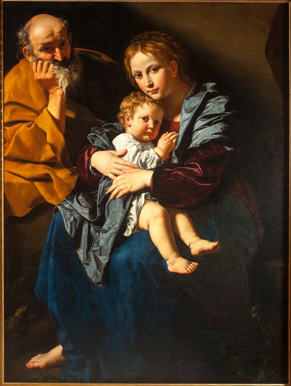 Holy family by Bartolomeo Cavarozzi: Buy fine art print