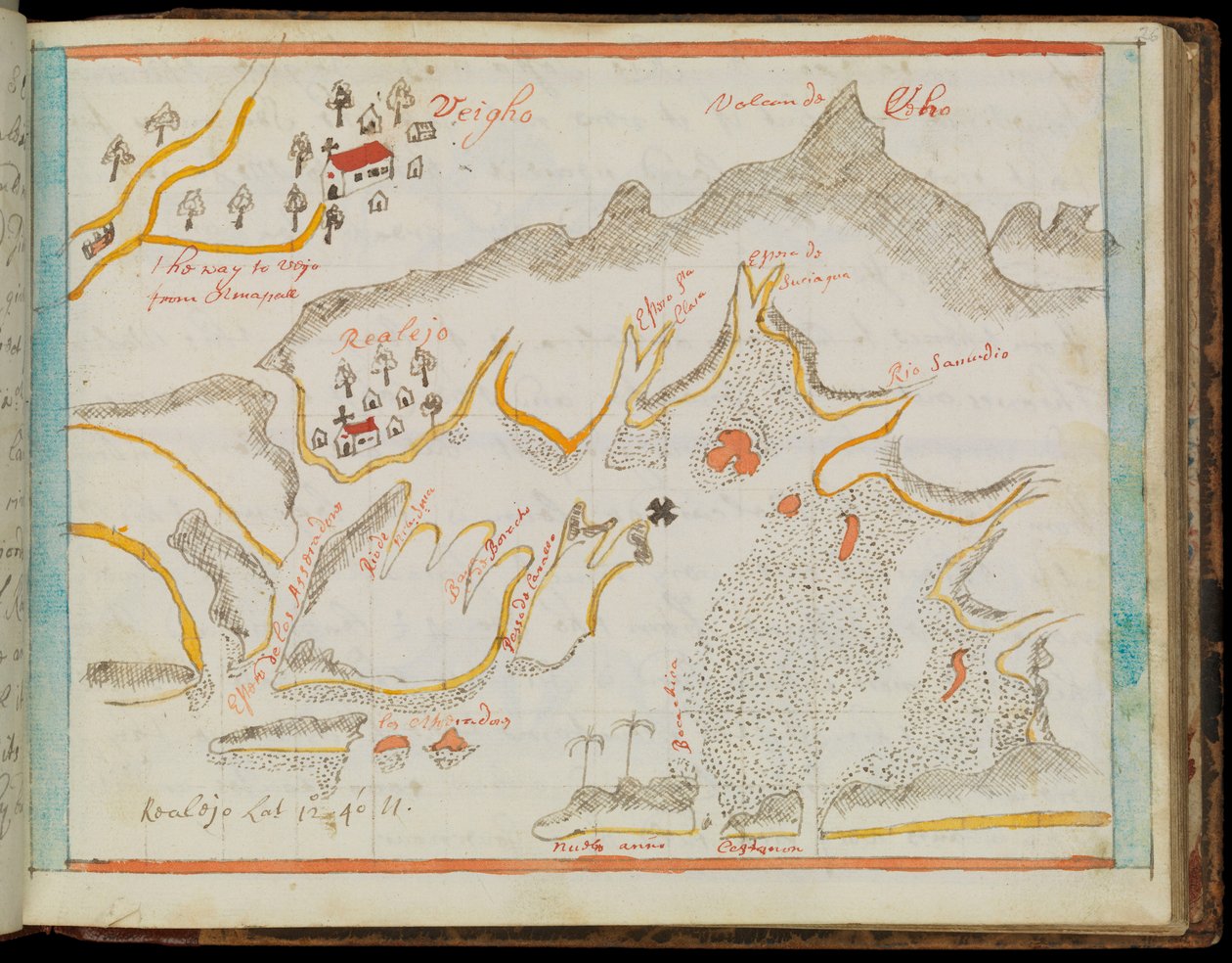 Map of El Viejo by Basil Ringrose: Buy fine art print