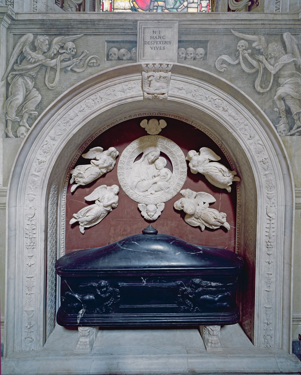 Tomb of Filippo Strozzi in the Strozzi Chapel, 1491-95