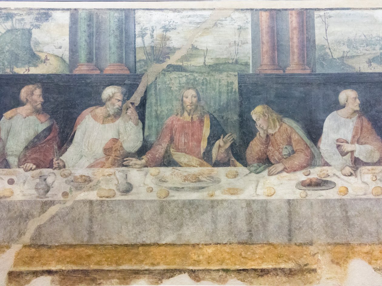 The Last Supper (detail) by Benedetto Coda: Fine art print