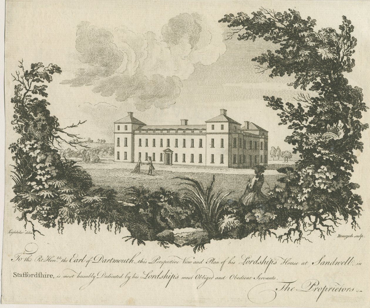 Sandwell Park - Hall by Benezech: Buy fine art print