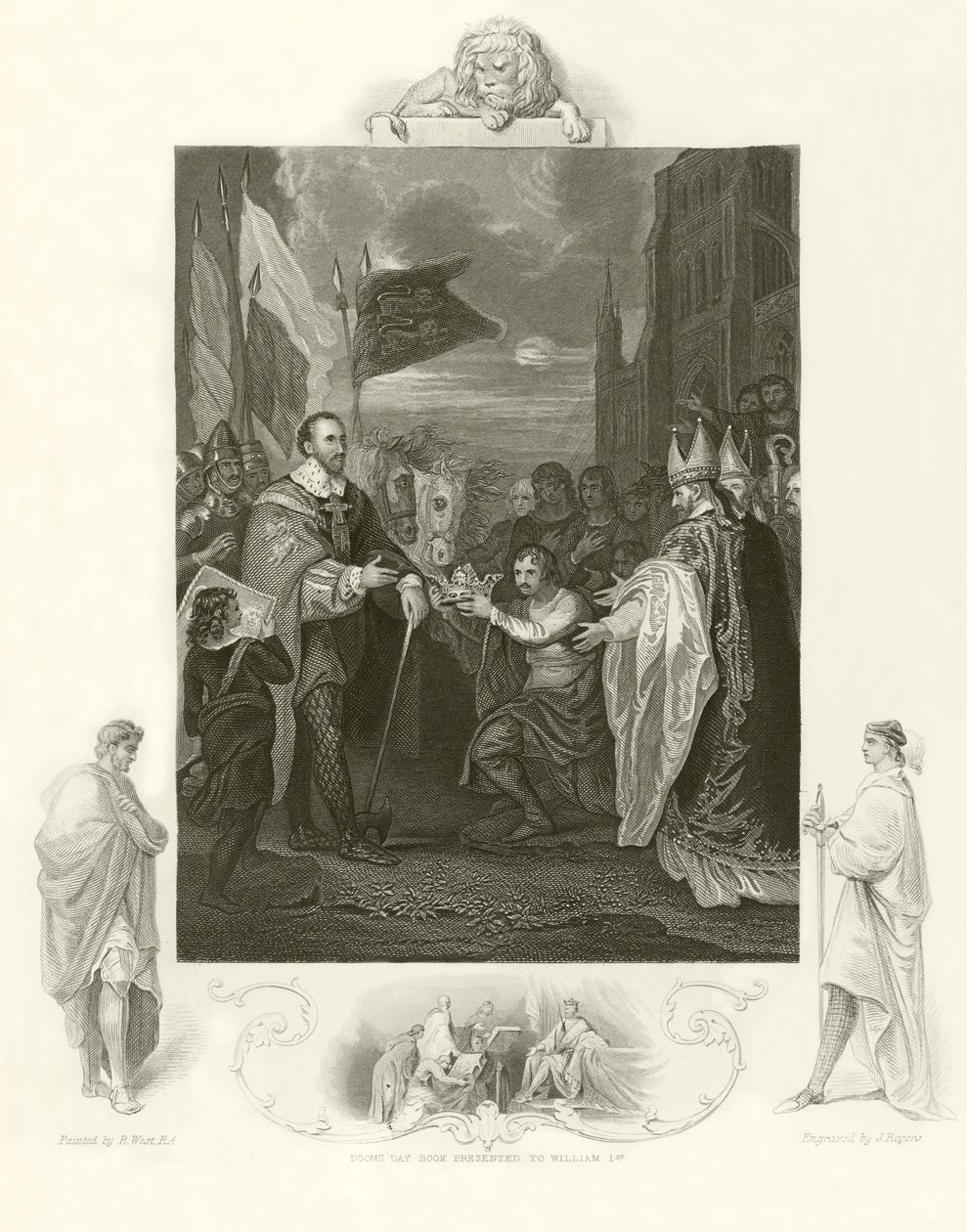 William I Receiving the Crown of England by Benjamin West