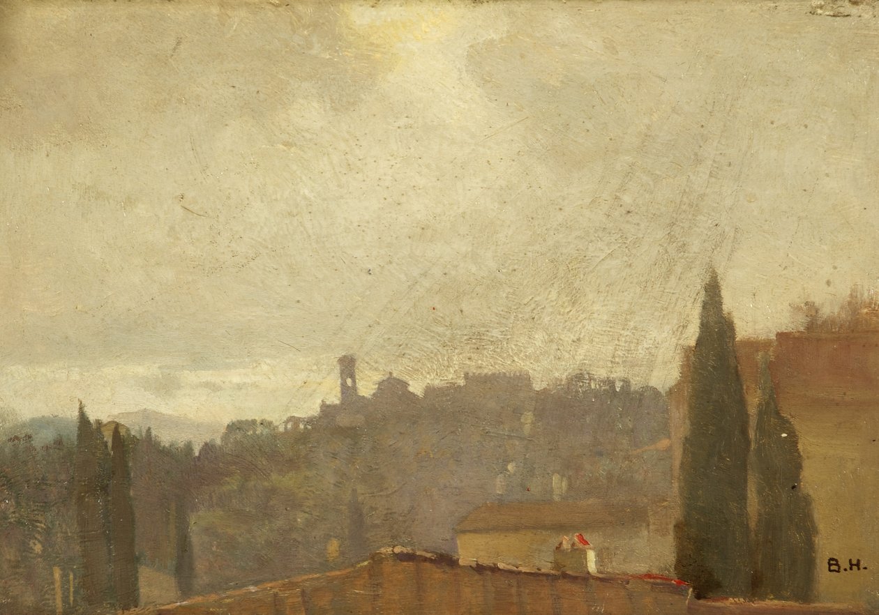 San Miniato, Florence by Benjamin Haughton: Fine art print