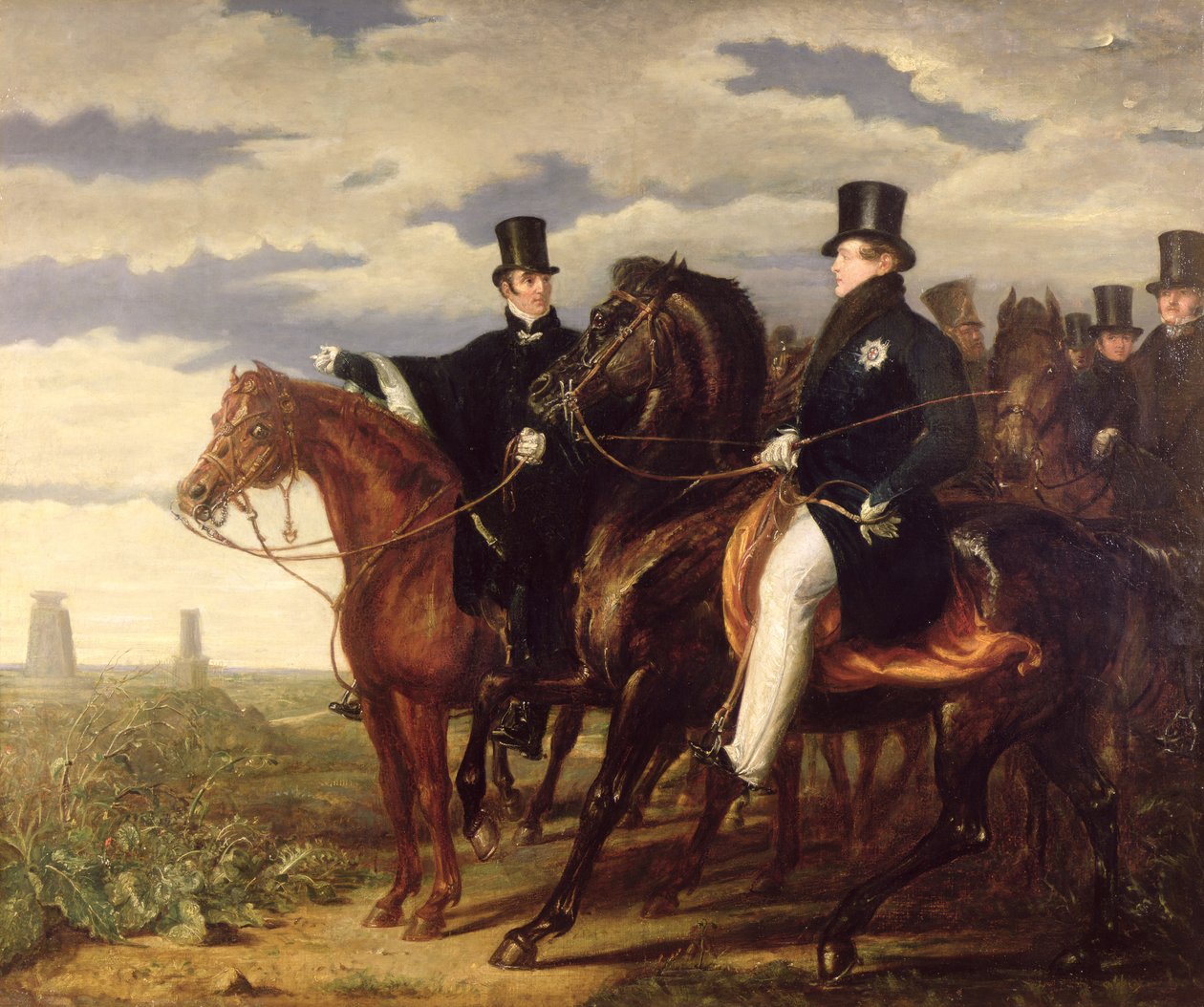 The Duke of Wellington describing the Field of Waterloo to King George IV