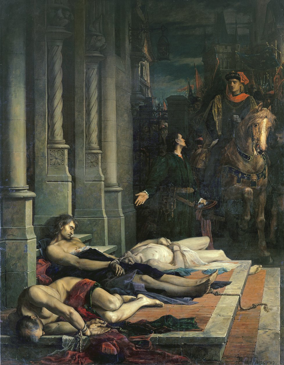 The Body of Etienne Marcel is Shown to Dauphin Charles of France, Future Charles V, 2nd August 1358