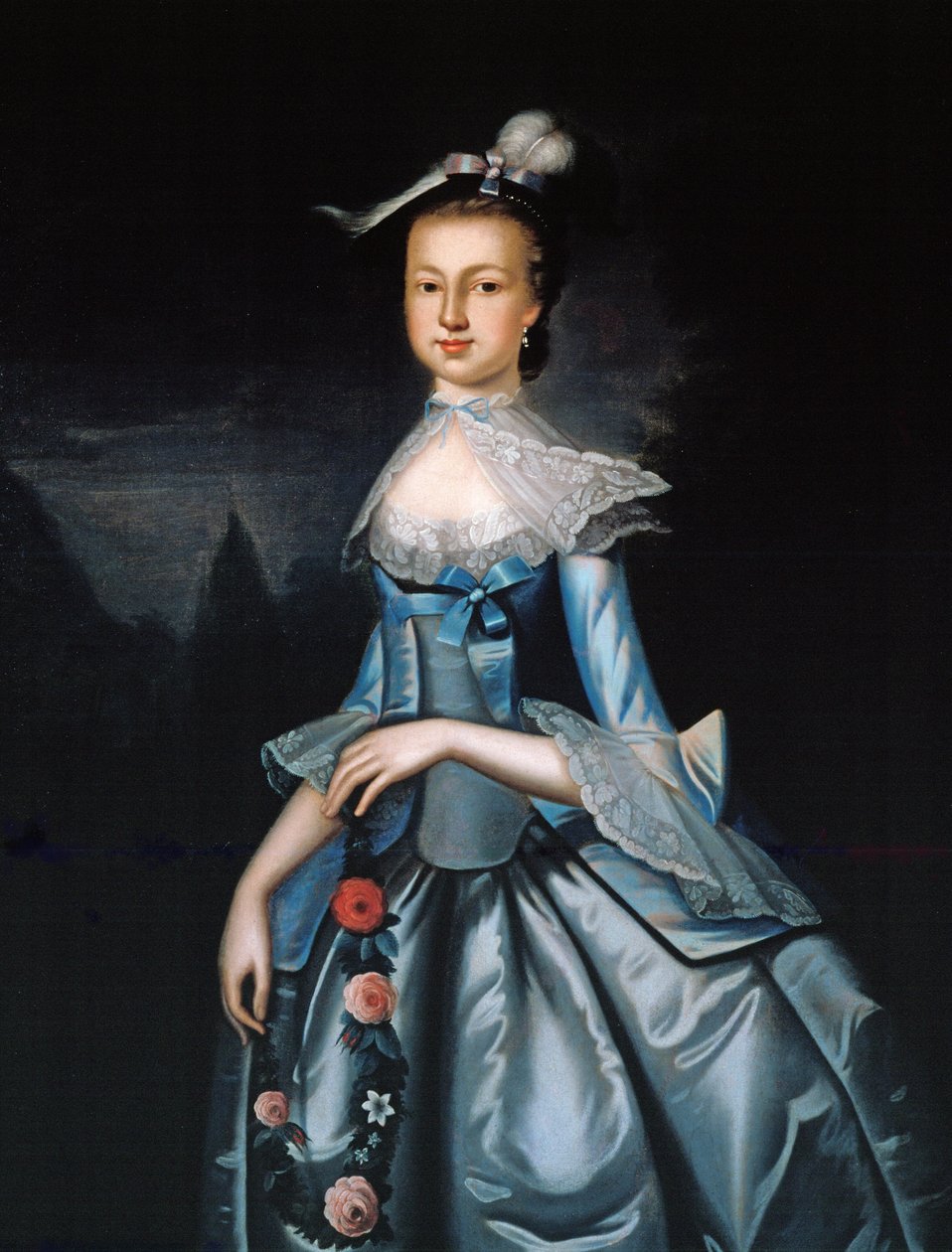 Jane Galloway (1745-86) by Benjamin West: Fine art print