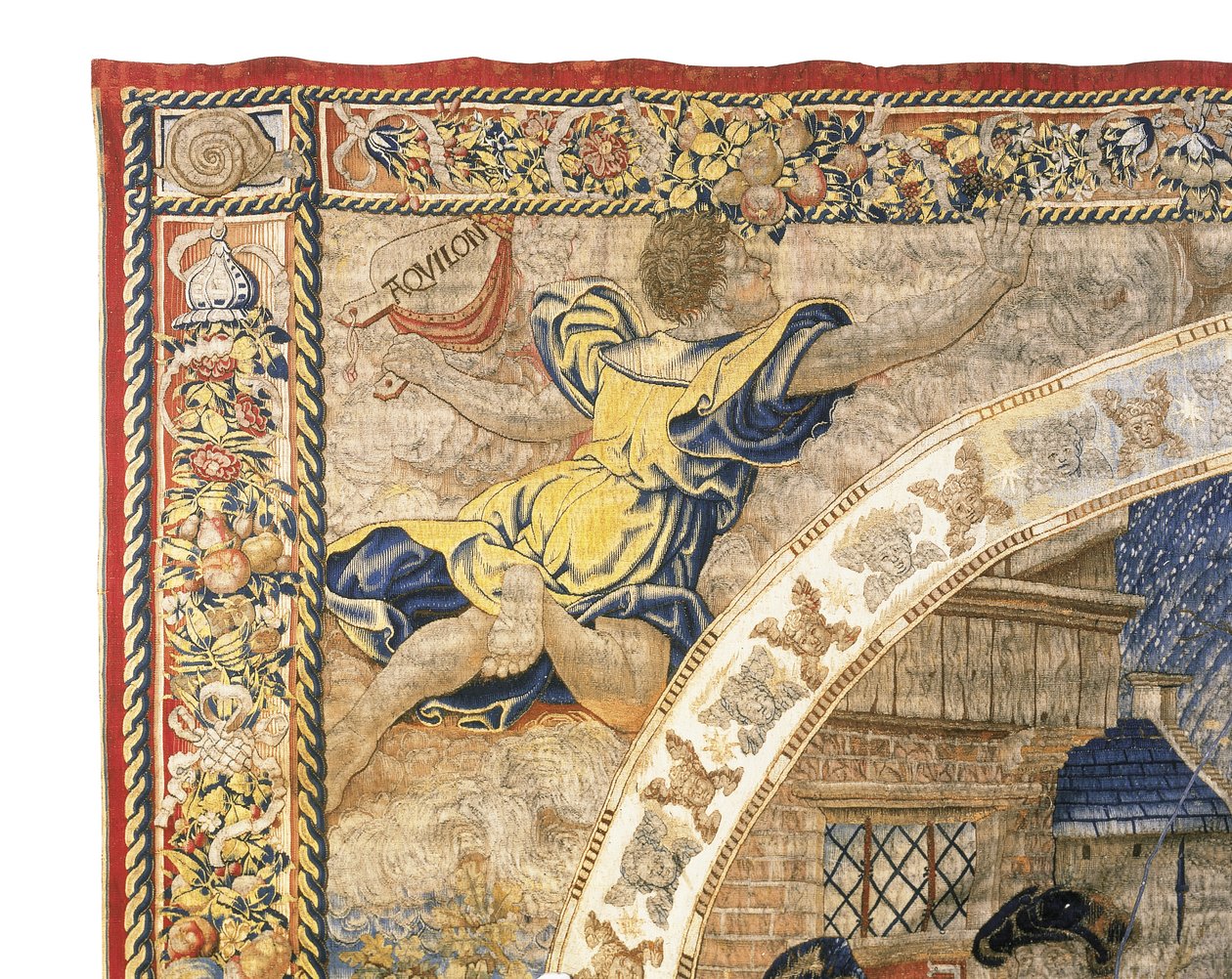 Brussels Allegorical Tapestry Depicting the Month of December from 'The ...
