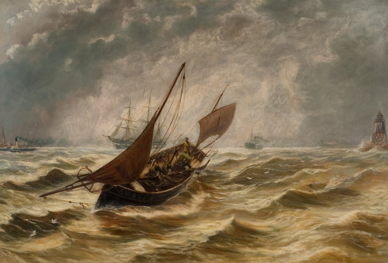 Seascape by Bernard Benedict Hemy: Buy fine art print