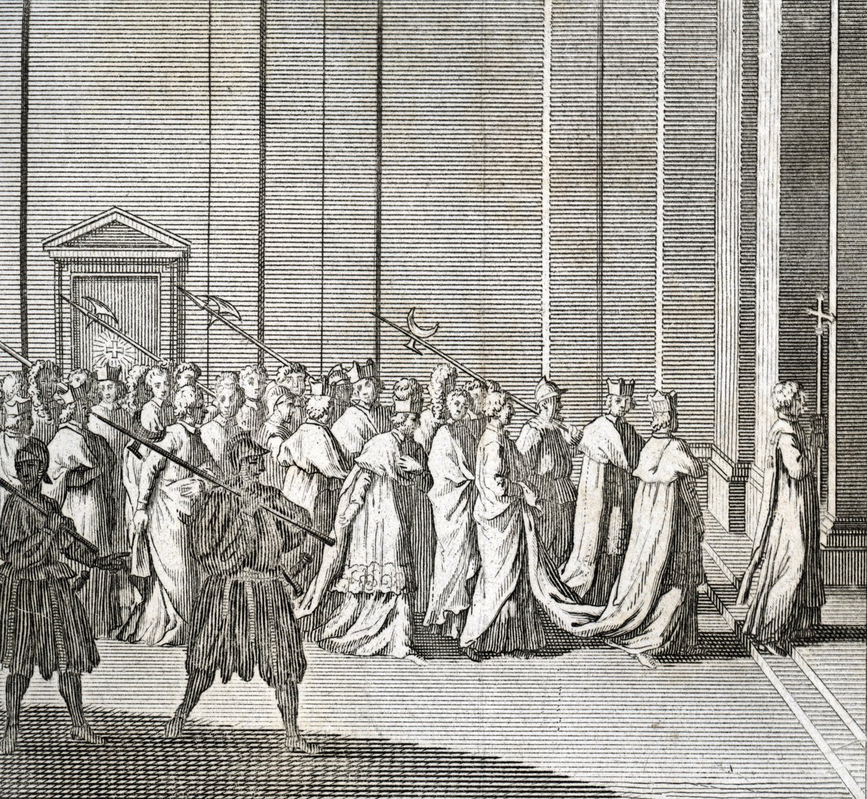 Different Stages of the Conclave, Meeting of Cardinals for the Election ...