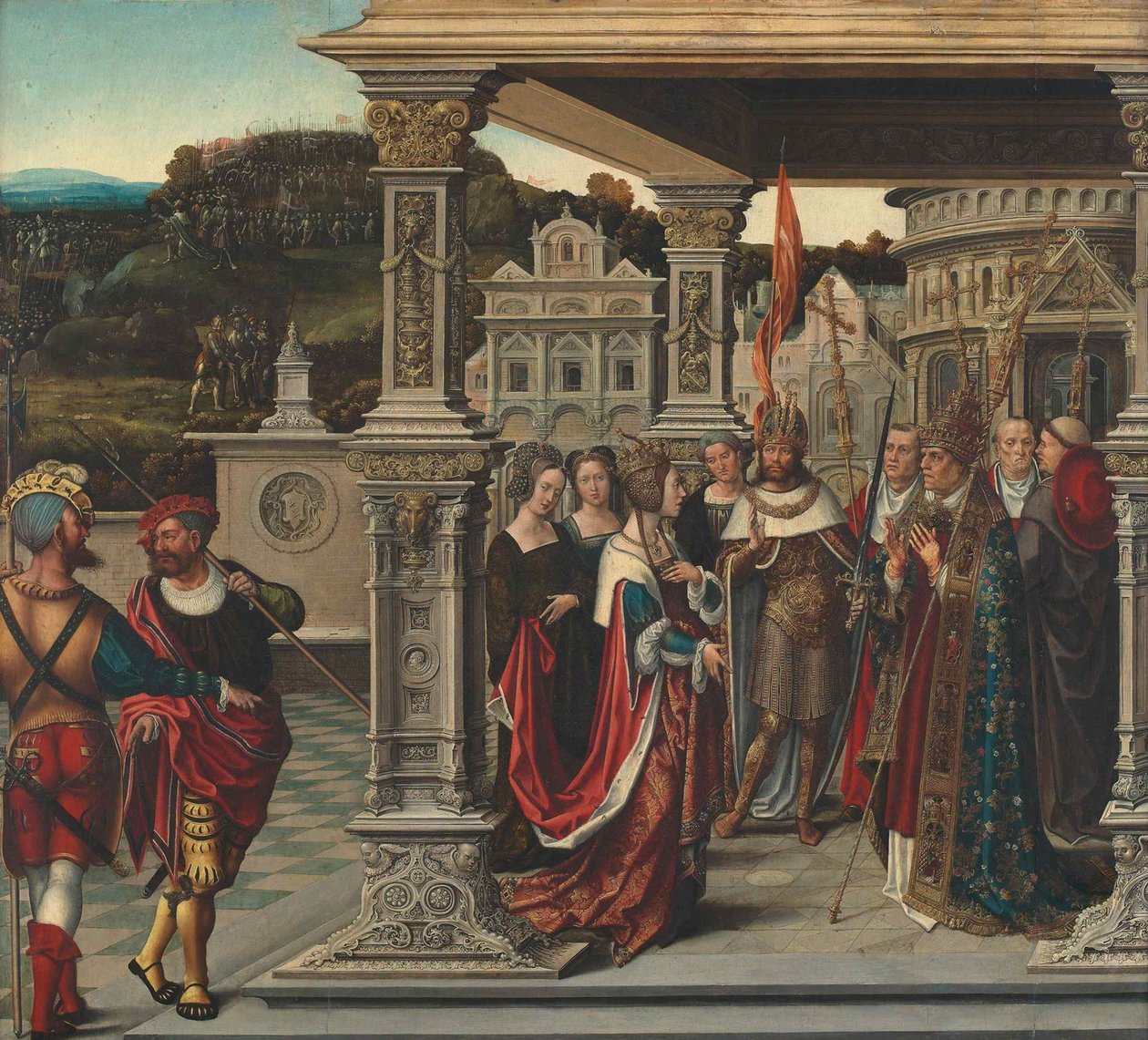 Saint Helena Before the Pope in Rome, ca 1510-1520