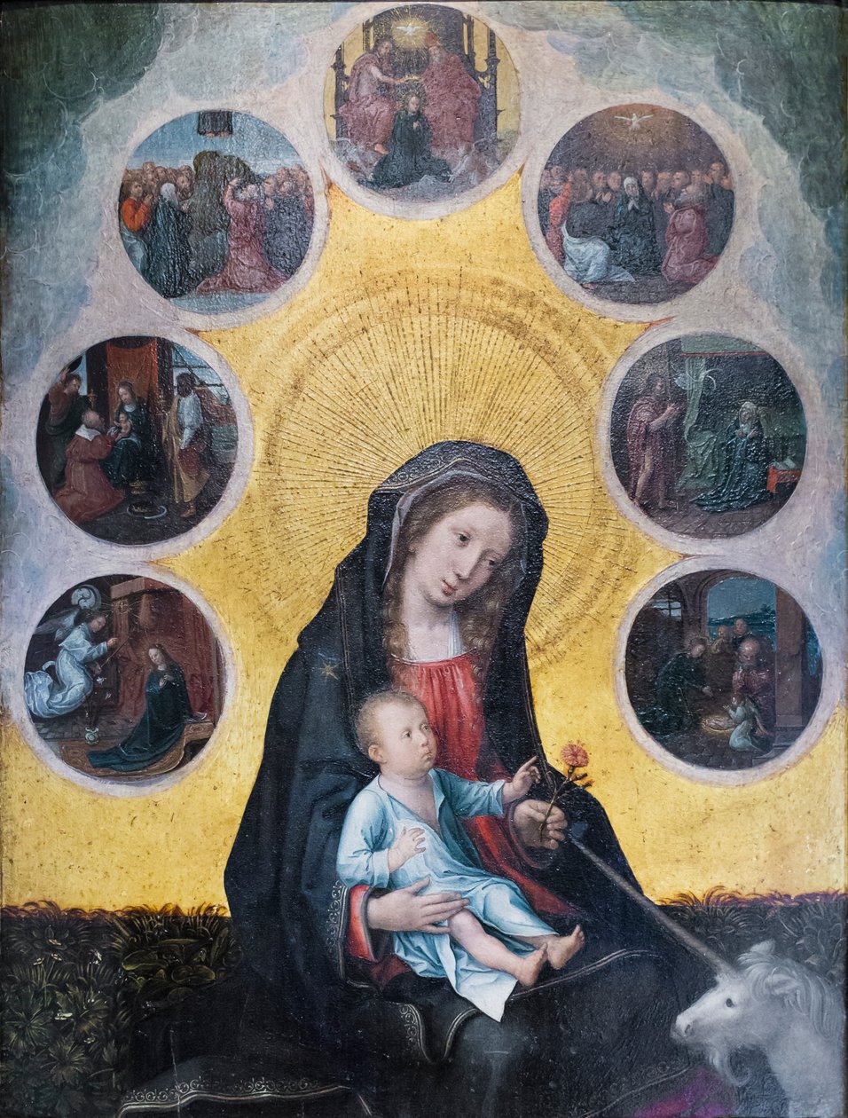 The Seven Joys of the Virgin by Bernard van Orley