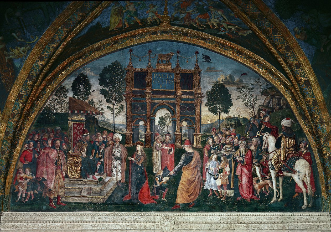 The Dispute of St. Catherine of Alexandria with the Philosopher, in ...