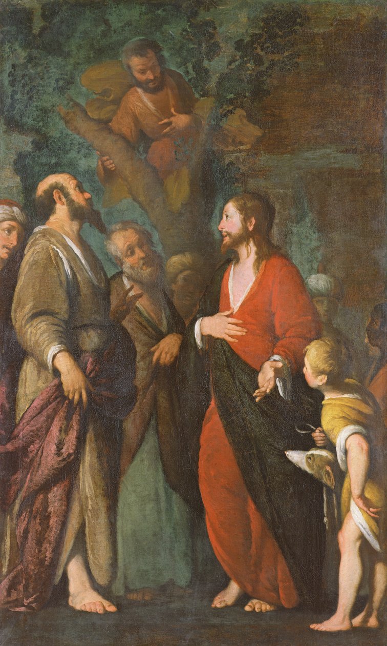 Conversion of Zaccheus by Bernardo Strozzi: Fine art print