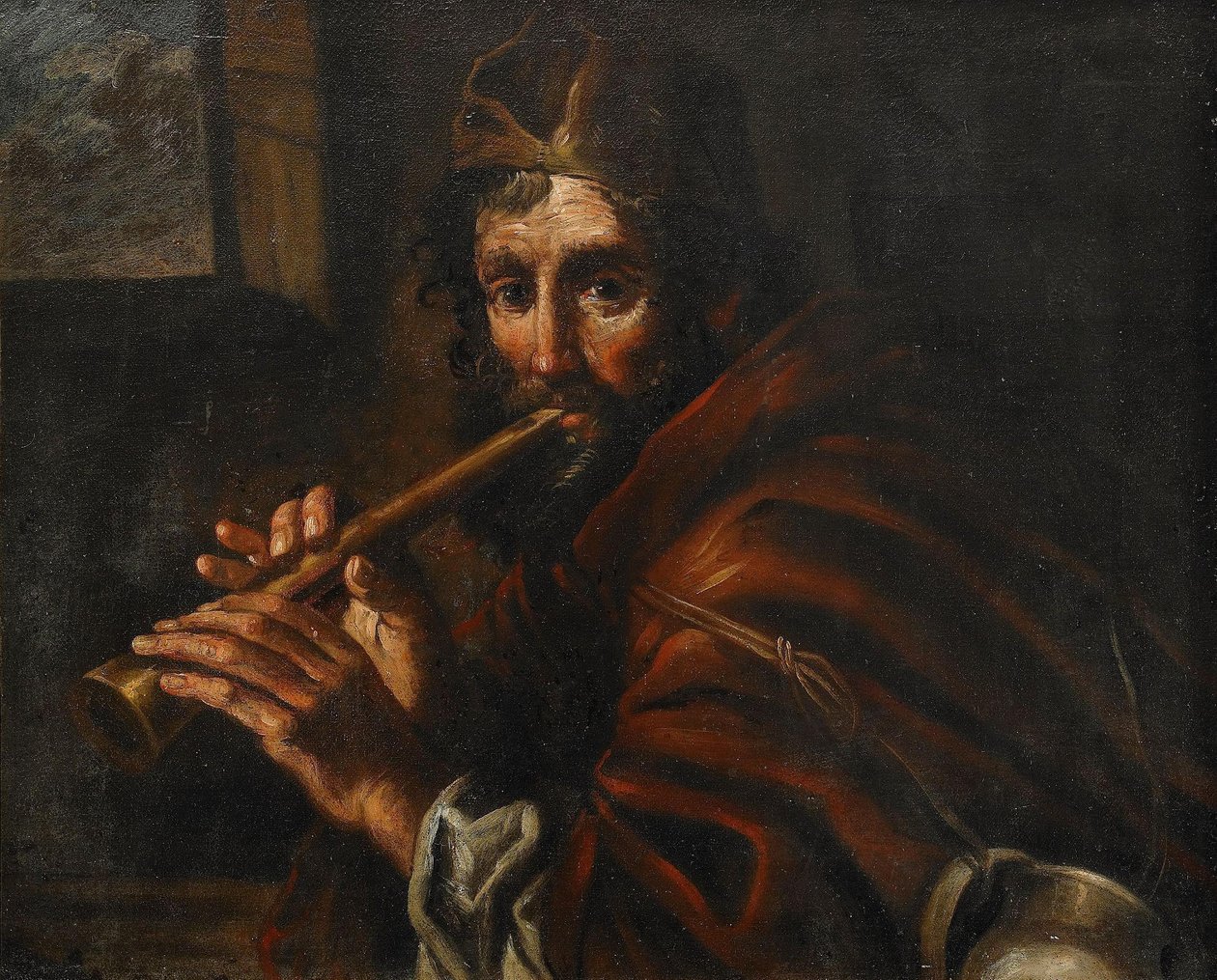 The Flute Player by Bernhard Keil: Buy fine art print