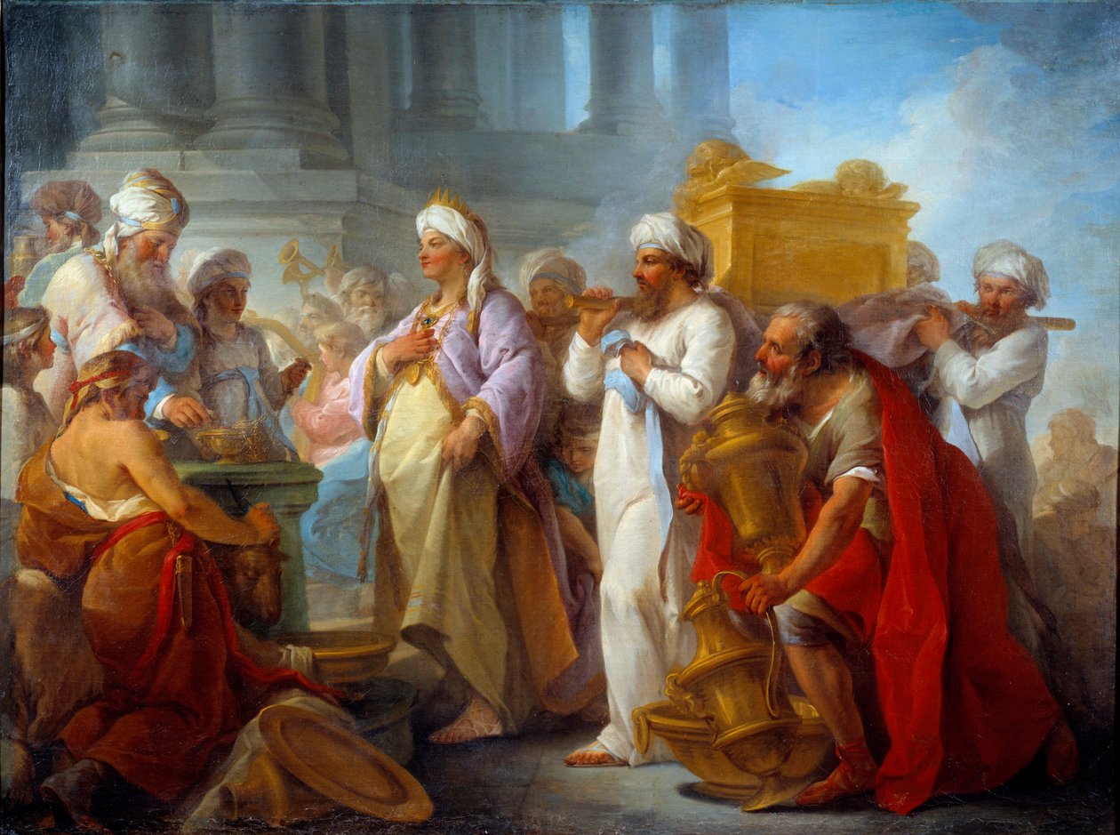 Solomon in Front of the Ark of the Covenant