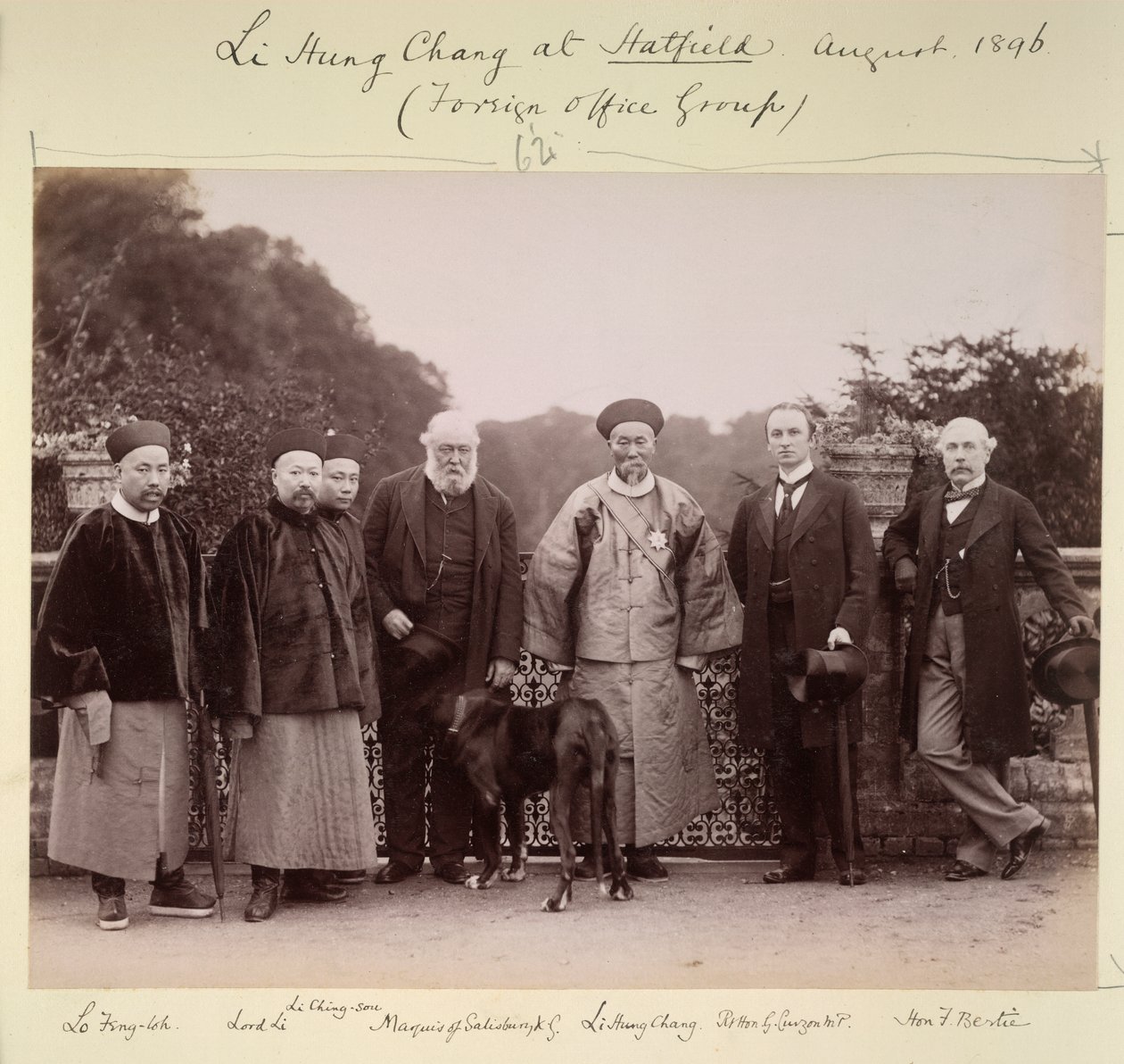 Li Hung Chang at Hatfield (Foreign Office Group), August 1896