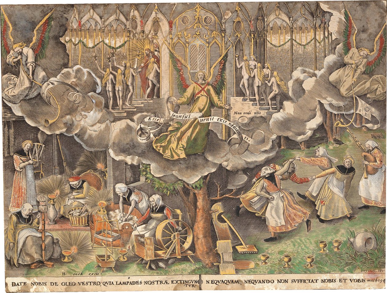 The Parable of the Wise and Foolish Virgins by Bruegel