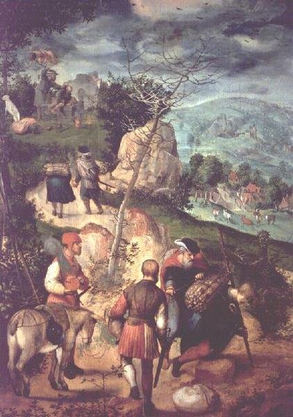 The Sacrifice of Abraham by Brunswick Monogrammist