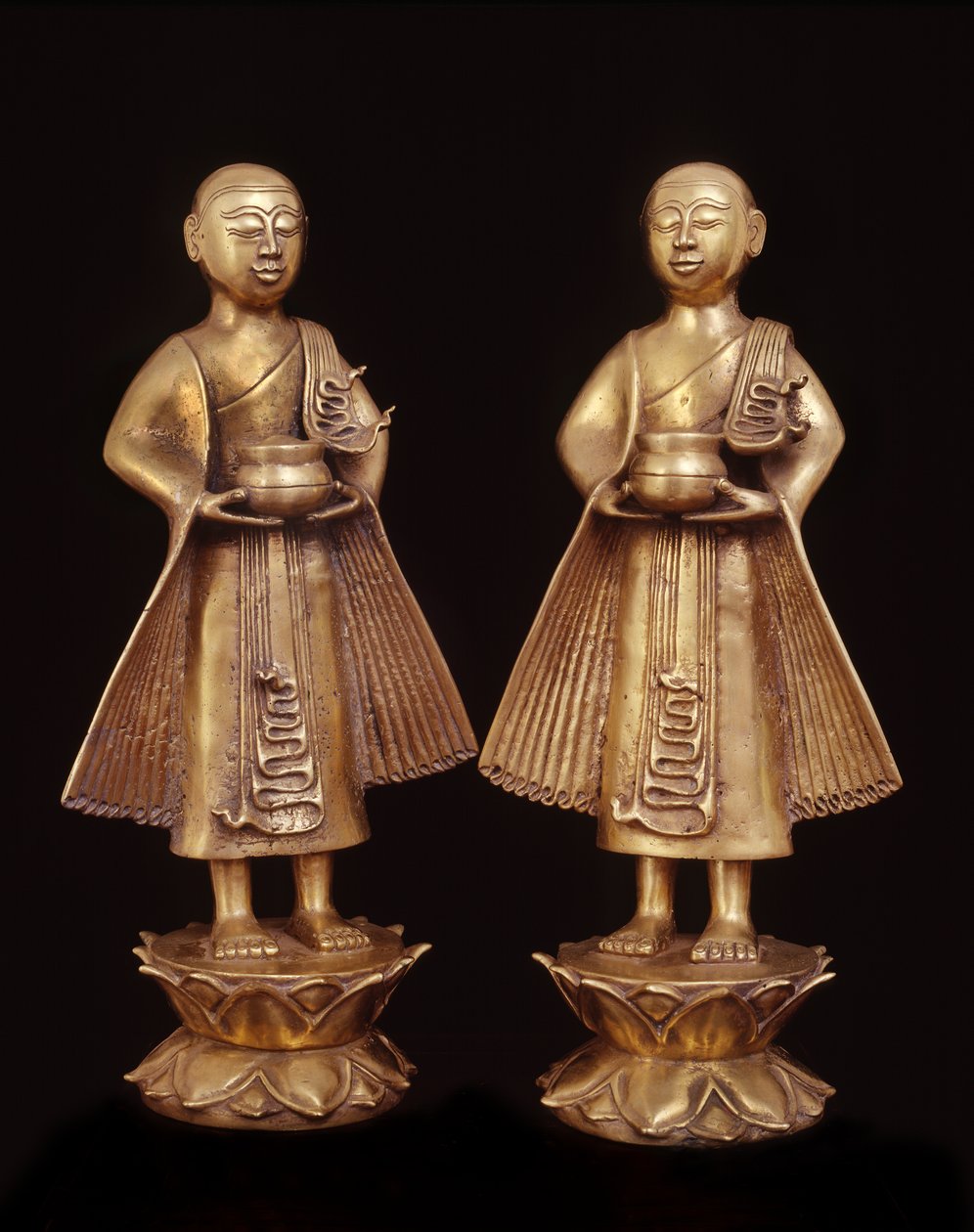 Shan Style Monks by Burmese School: Premium art reproduction