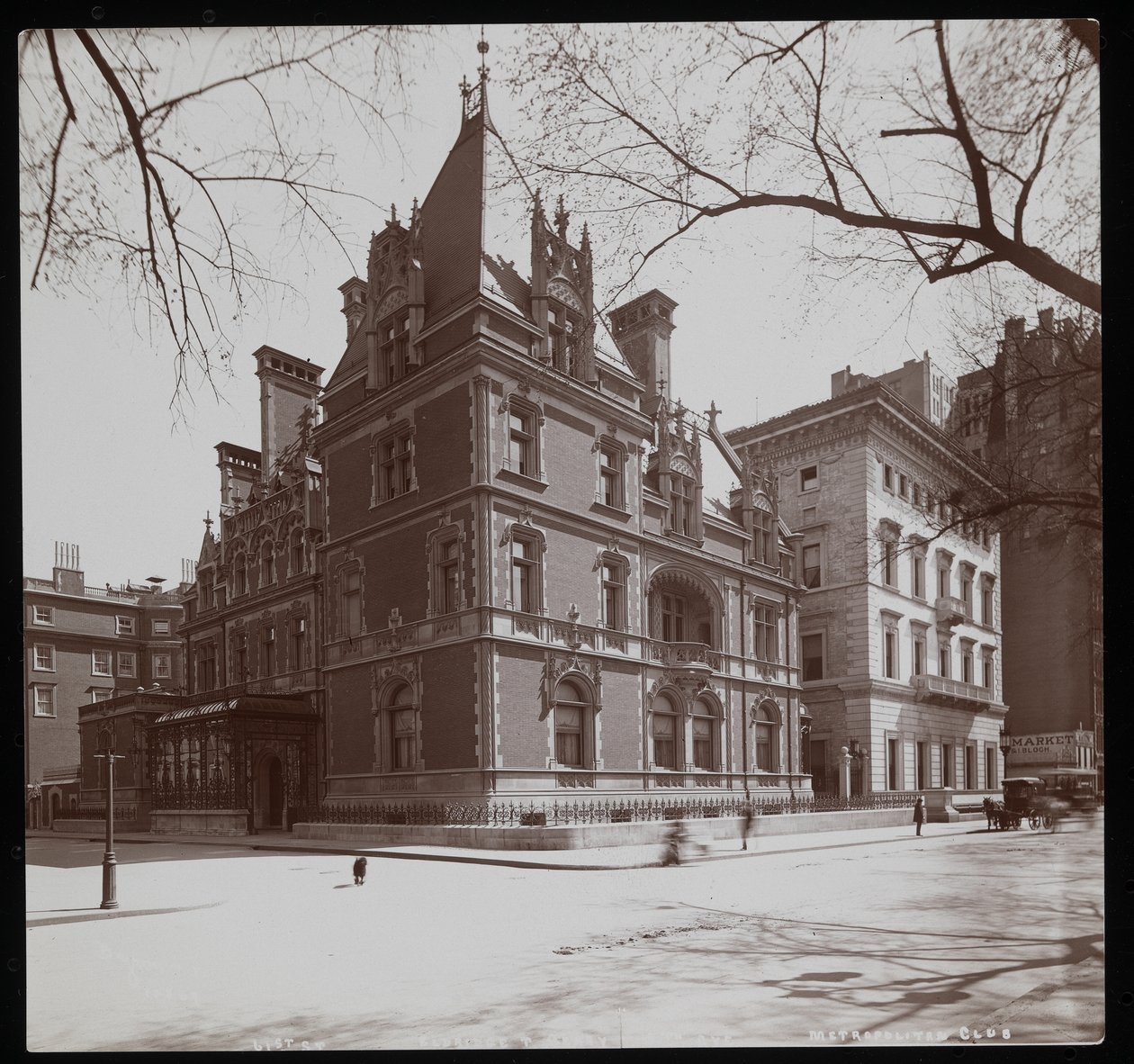 The Elbridge Thomas Gerry residence at 61st Street and the Metropolitan ...