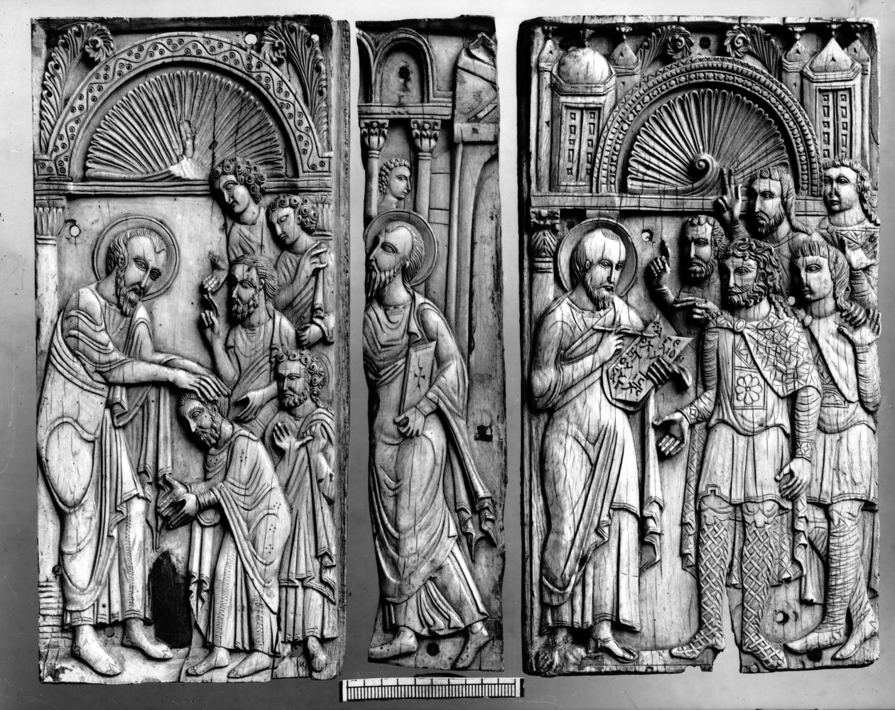 Three Plaques from the Throne Said to be from Grado, 6th-7th or 11th ...