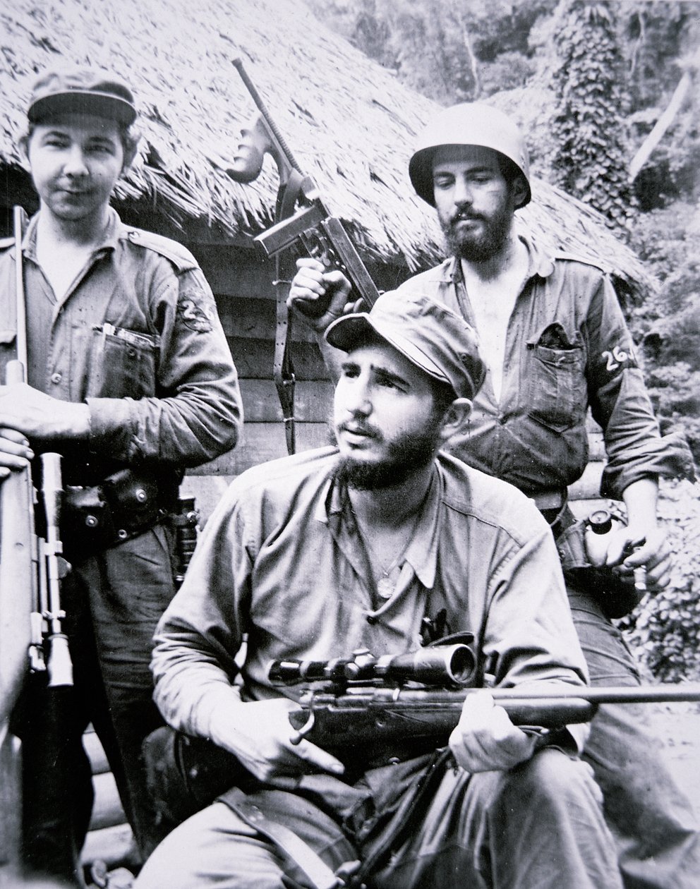 Fidel Castro in the Sierra Maestra Mountains