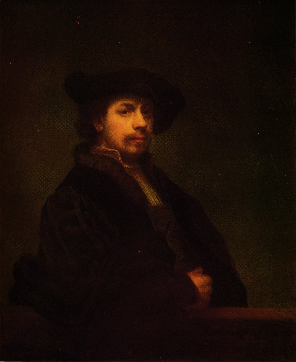 Copy of Rembrandt's Portrait of Himself, 1926 by CM Berwick