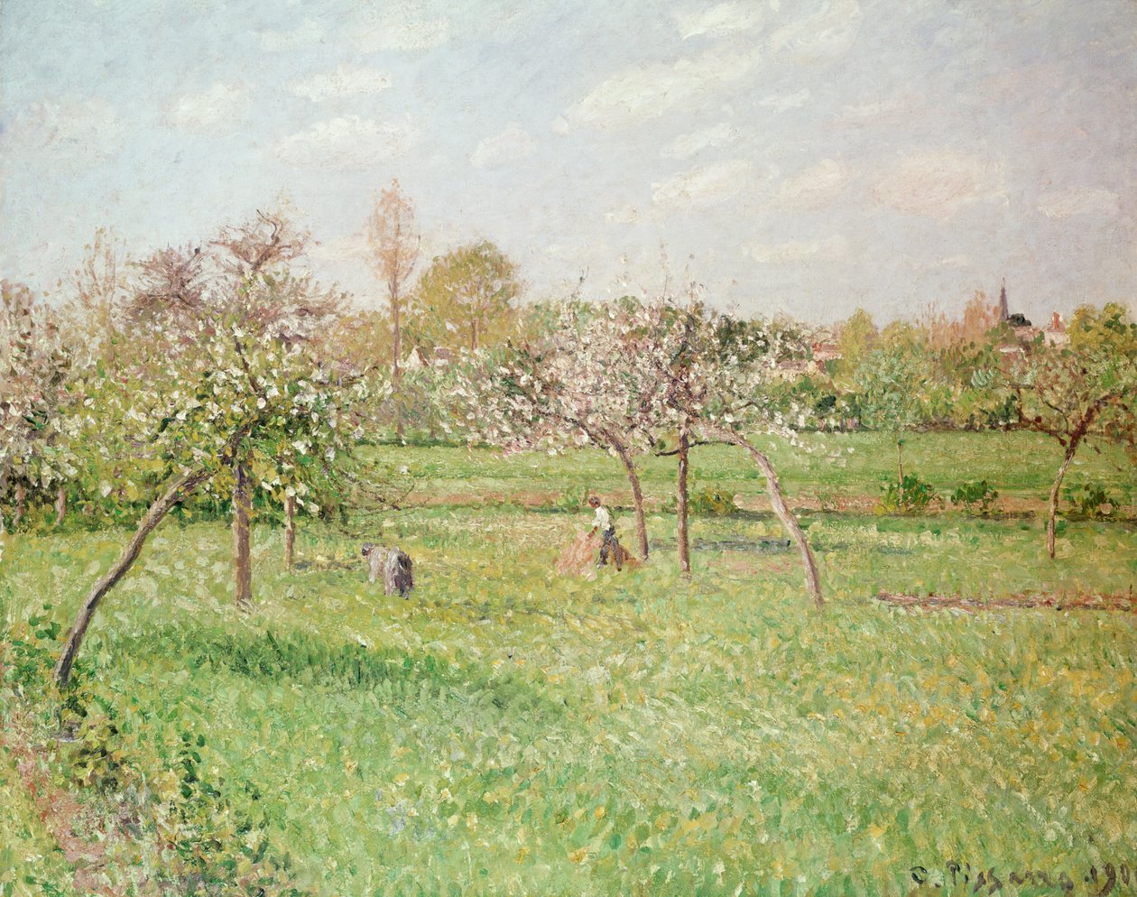 Apple Trees at Gragny, Afternoon Sun
